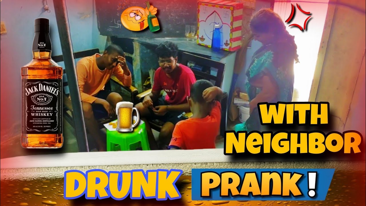 DRUNK 🥵🤯 Prank🤯With Neighbor😂😂🥵#viral #entertainment #funny #comedy # ...