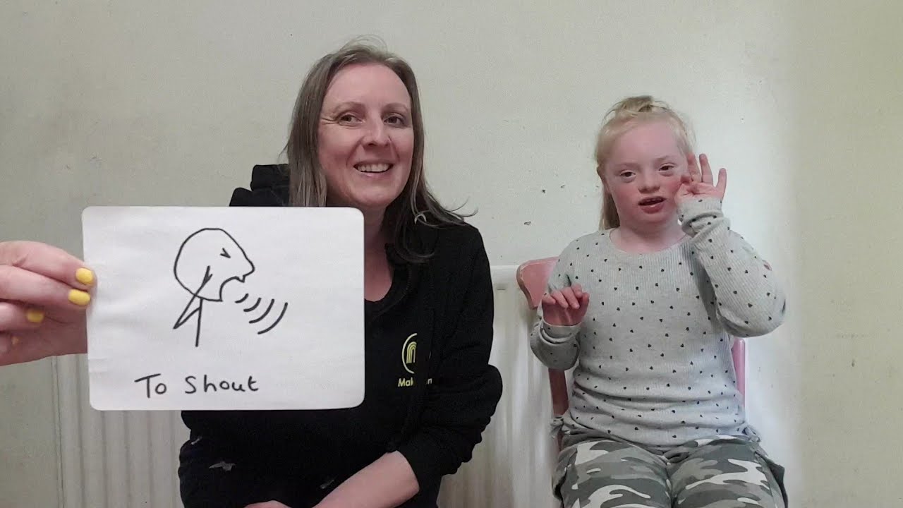 Makaton for To Shout 🗣 - YouTube