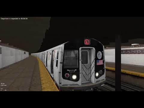 Openbve [Late Christmas Special]: R143 (L) train from 8 Av to Canarsie-Rockaway Pkwy - YouTube
