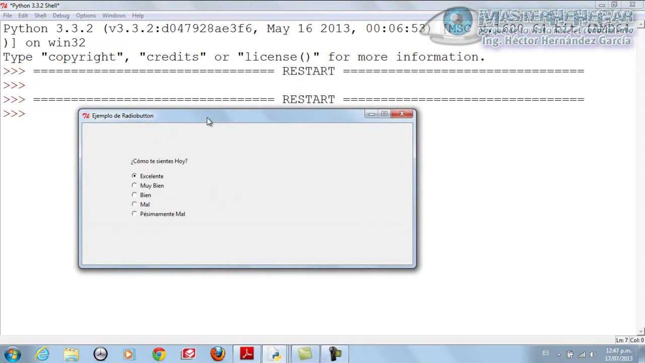 Tkinter Radio Button All Selected