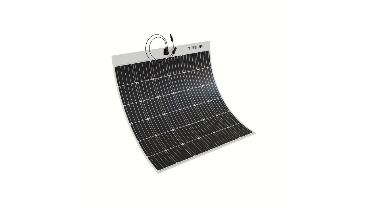 TESUP Flexible Solar Panels - 2 mm (0.07 Inch) - YouTube