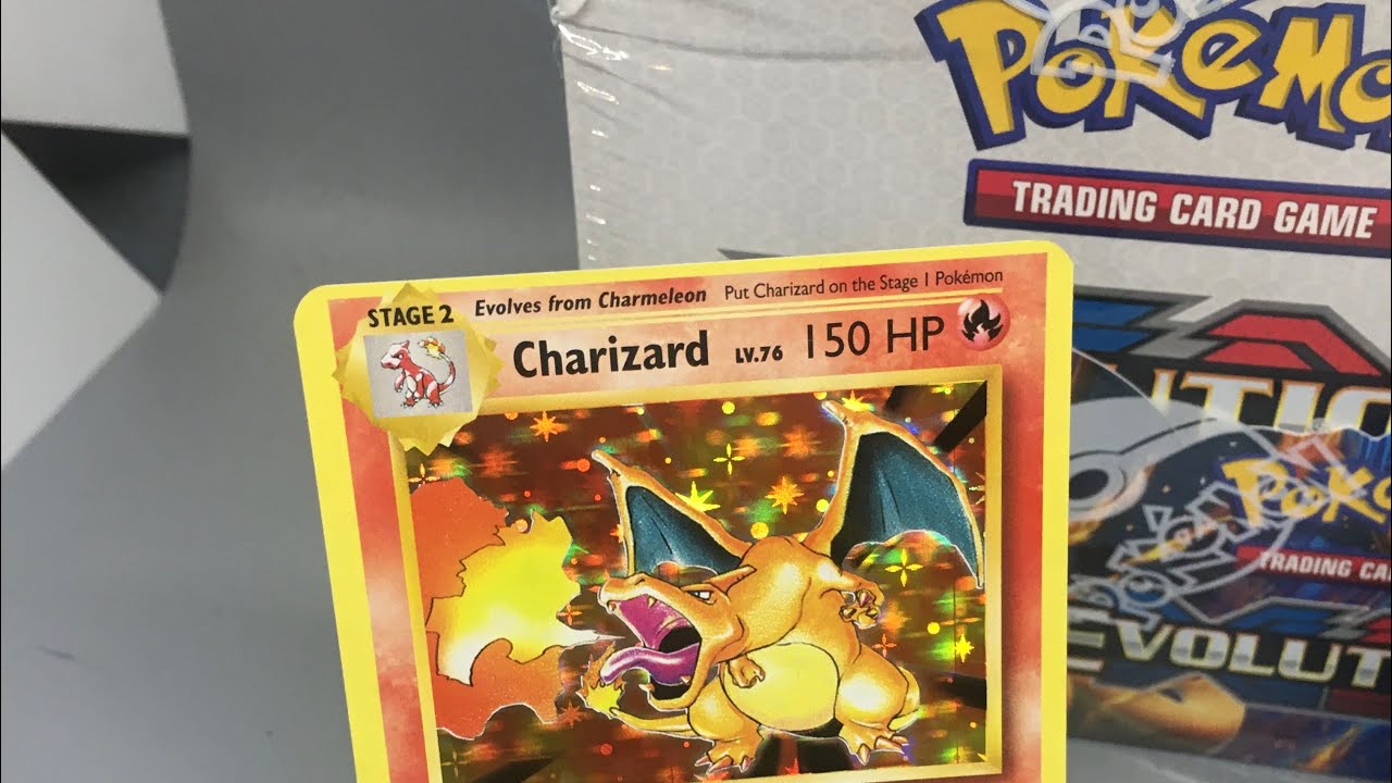 I Pulled The Most Off Centered Charizard Ever Pulled! XY Evolutions ...