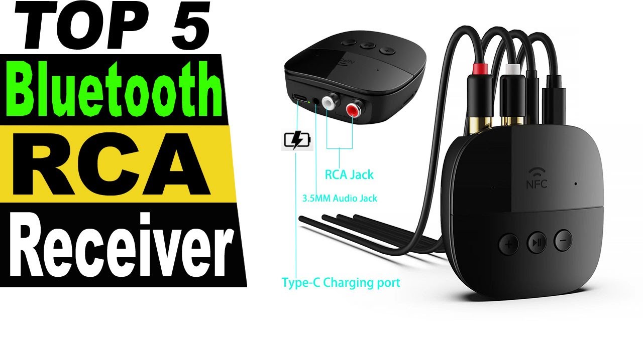 TOP 5 Best Bluetooth RCA Receiver Review 2023 - YouTube