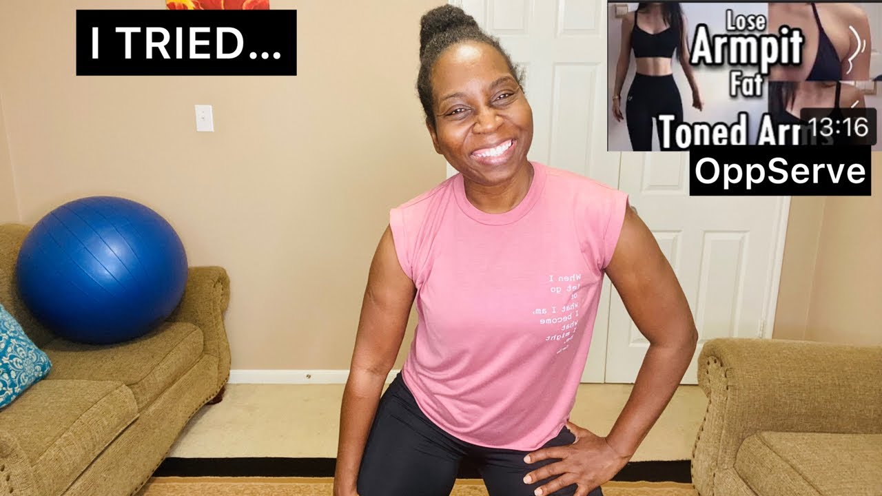 Trying OppServe 10 Min Lose Armpit, Back & Arms Fat | INTENSE Upper ...