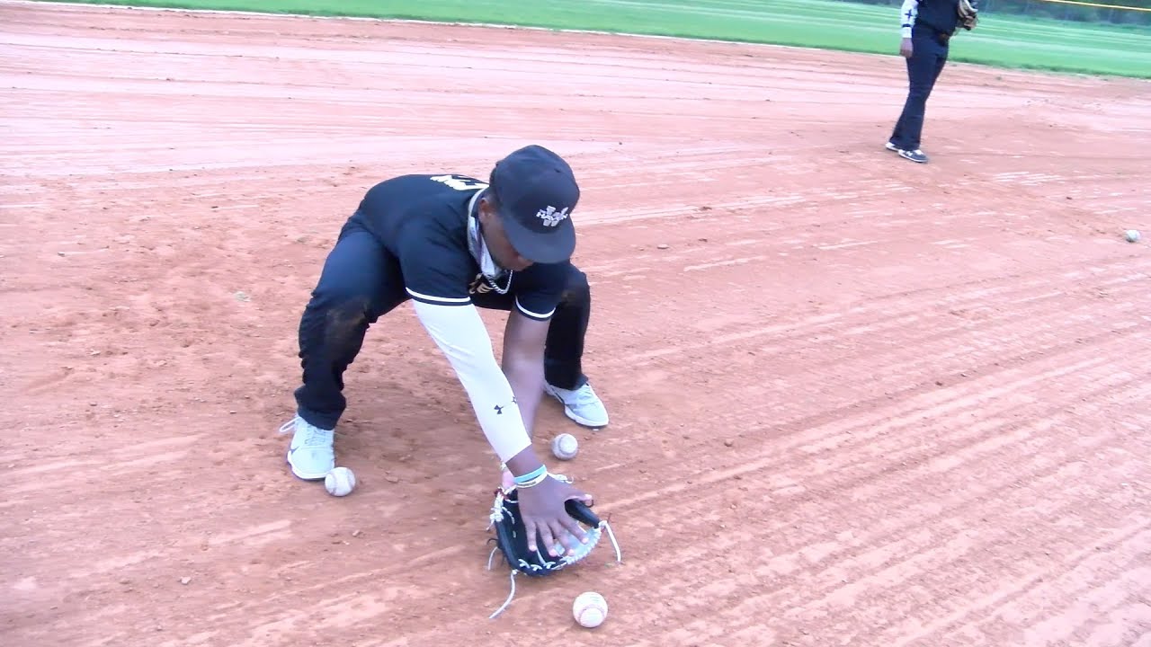 How To Properly Field a Ground Ball - Baseball Tips w/ Coach Sims - YouTube