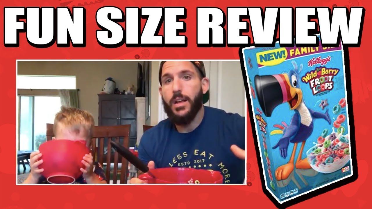 Fun Size Review: Wild Berry Froot Loops - YouTube