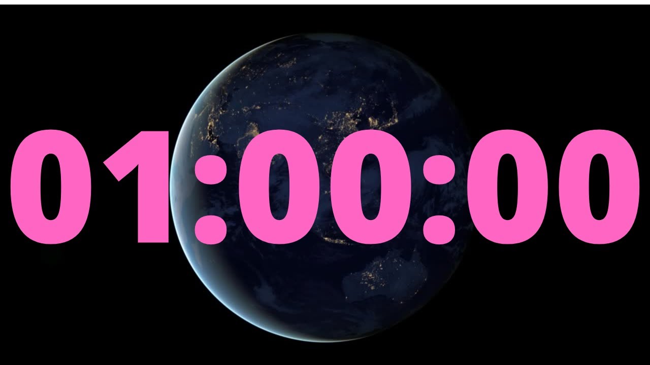 1 Hour Timer With Productivity Music - YouTube