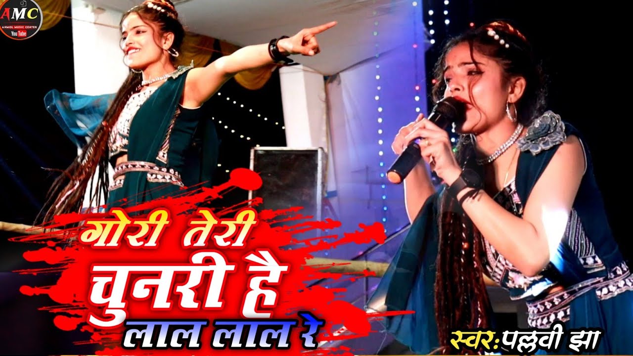 #video गोरी तेरी चुनरी है लाल लाल रे |pallavi jha stege show jamui | live stege program jamui ...