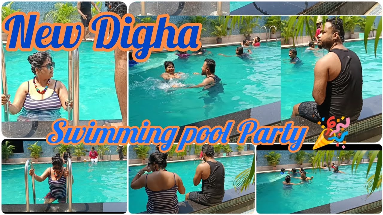 Swimming pool Party// New Digha Luxury hotel//near new digha Sea beach ...