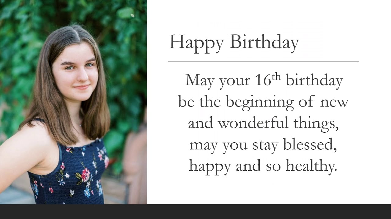 CARMELA’S SWEET 16 POWERPOINT - YouTube