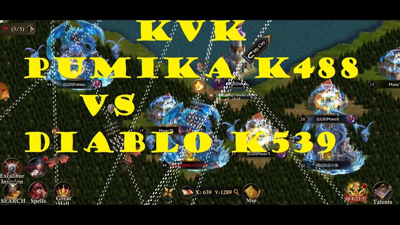 KvK K488 Pukima vs DEMO K539 | King of Avalon - YouTube
