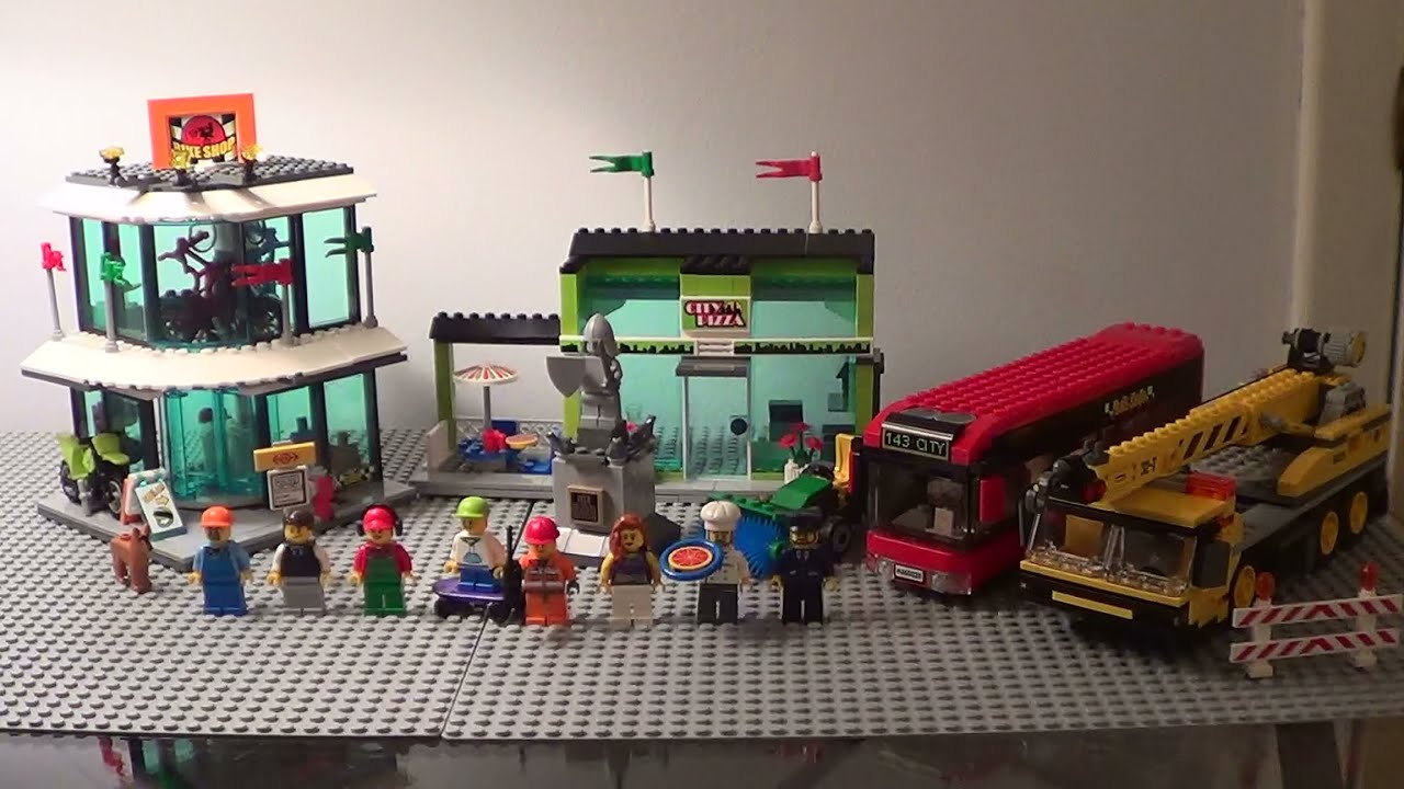 LEGO City 60026 Town Square review - YouTube