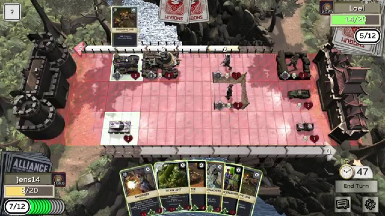March of War: Face off XL - Arena game with Alliance deck - HD - YouTube
