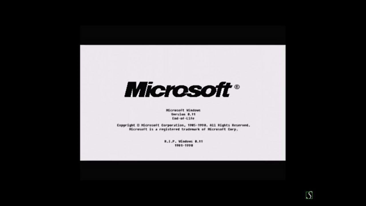 windows 0.11 eol - YouTube
