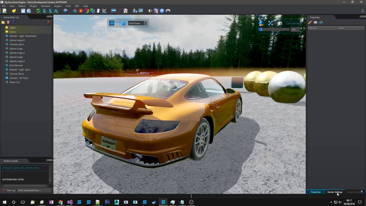 Skyline Game Engine - Gen2 - Visual Improvements Aug 26th - YouTube