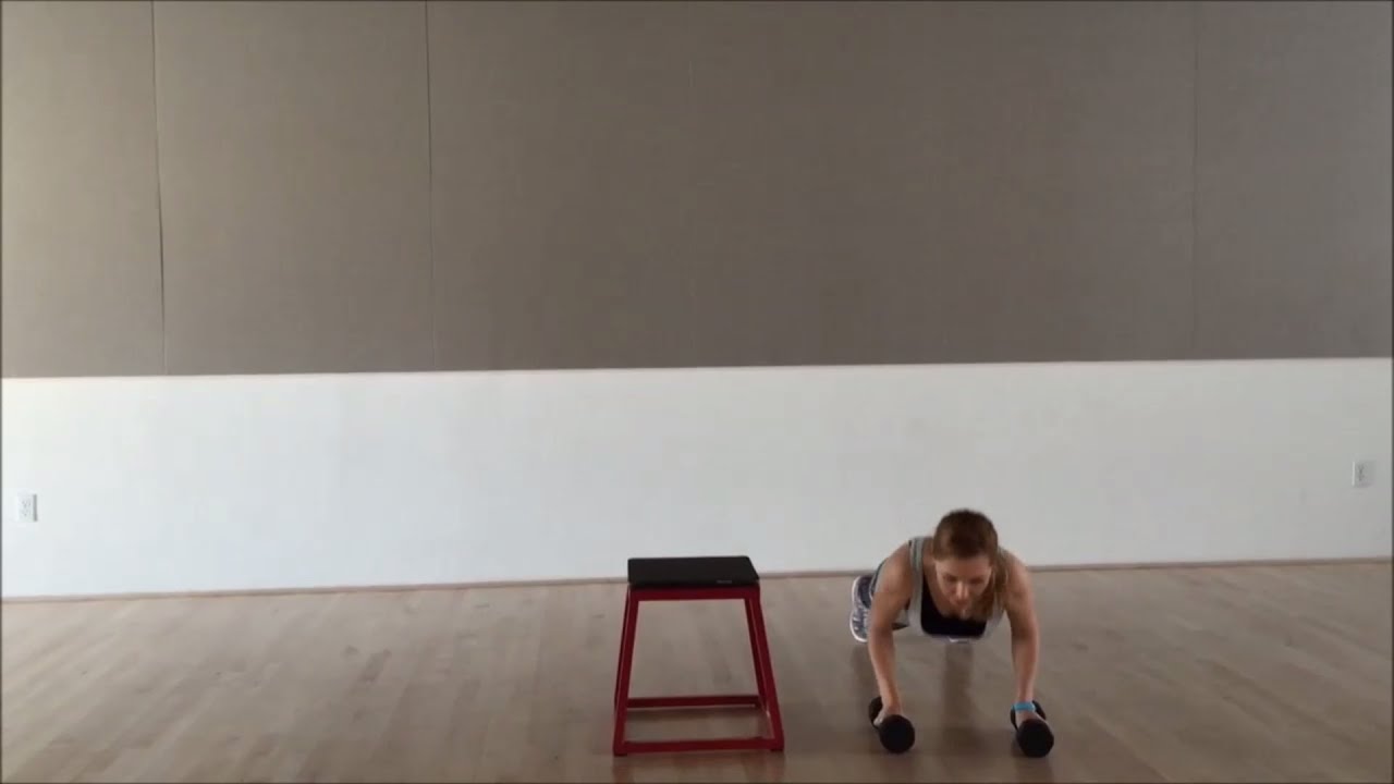 5 minute total body workout - Lateral step-up burpee - YouTube