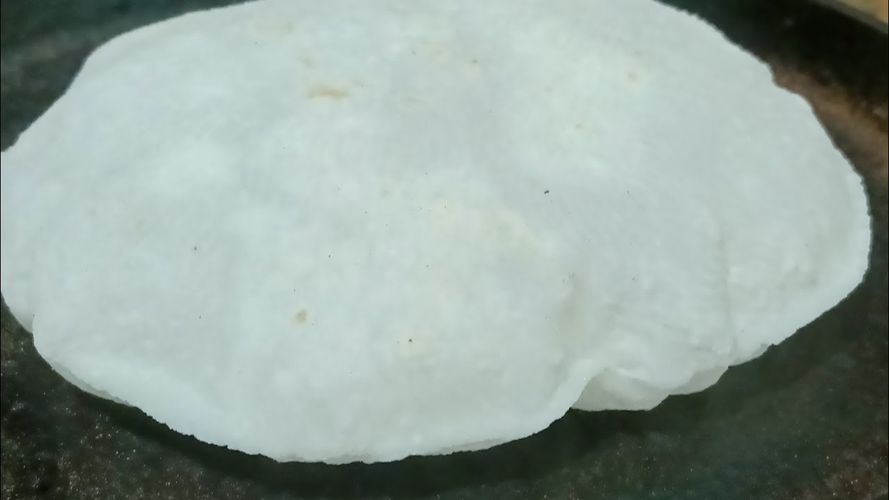 নরম ফুলকো চালের আটার রুটি | Chaler-roti recipe - YouTube