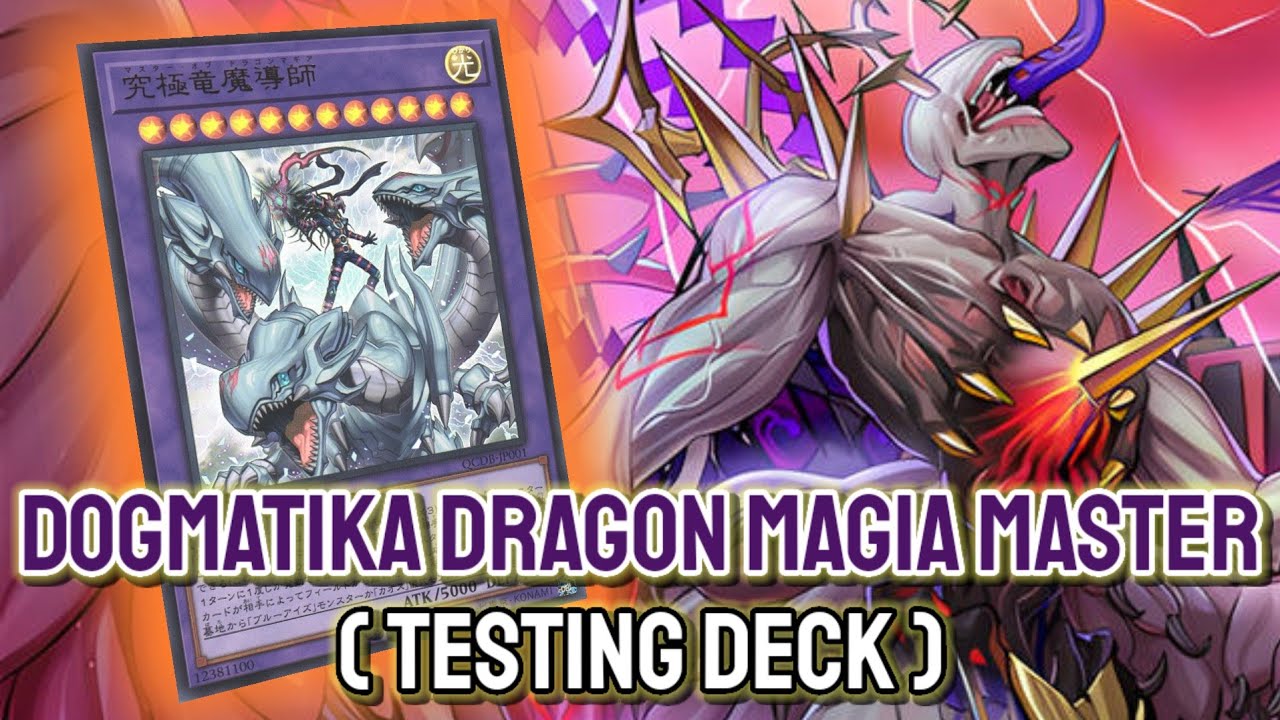 RIP Extra Deck!!!💥 YGOPRO - Dogmatika Dragon Magia Master Jun.2024 ...