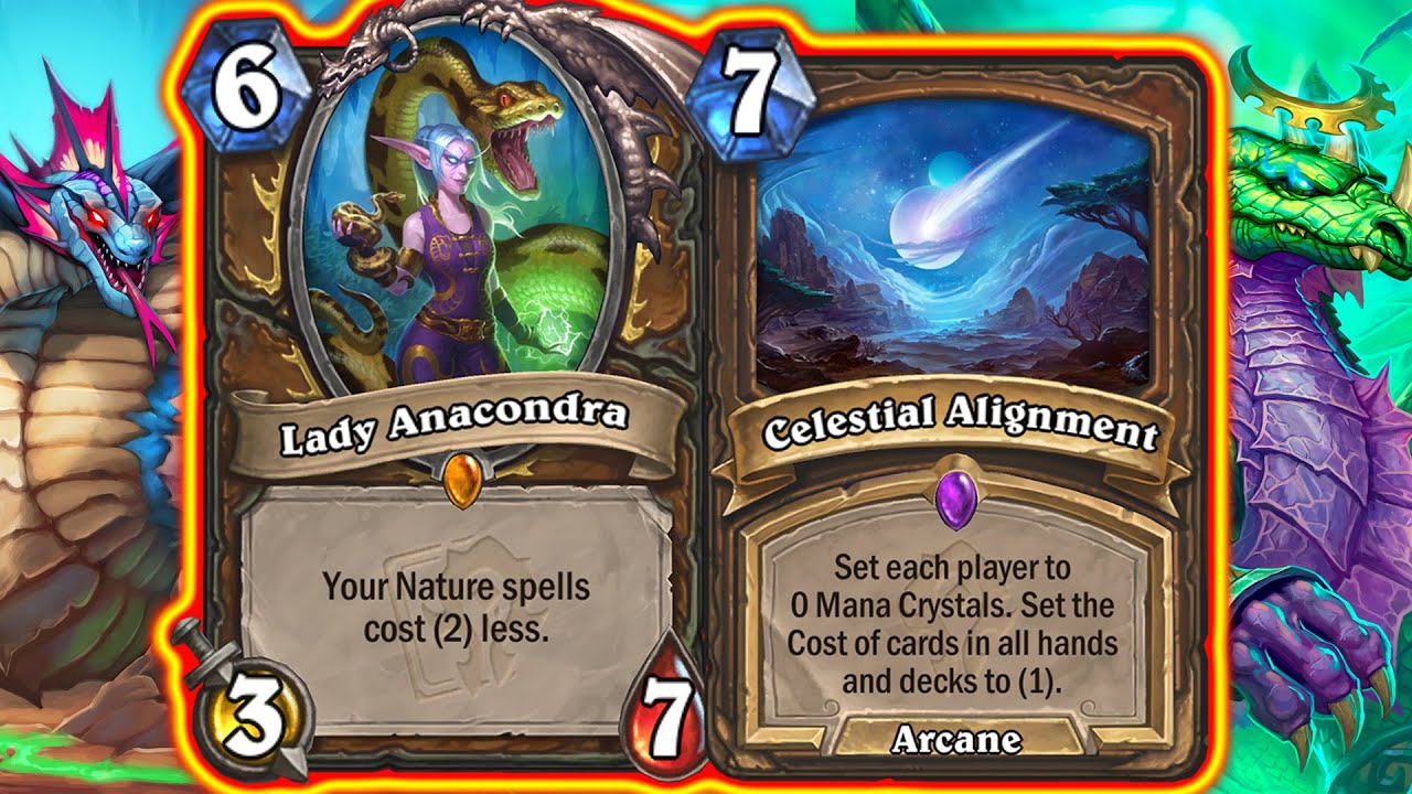 Lady Anacondra + Celestial = BROKEN! Big Nature Druid! Barrens Mini-Set ...
