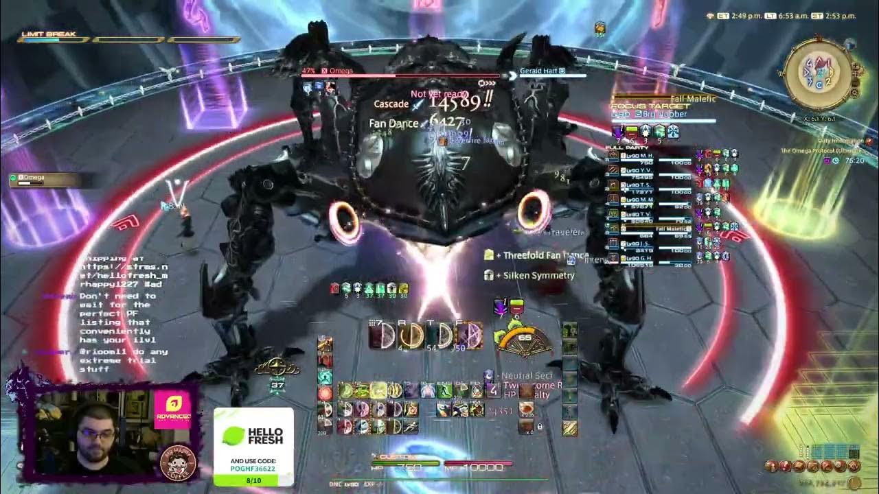 FFXIV - Omega Ultimate Phase 1 COMPLETE! (The Omega Protocol) - YouTube