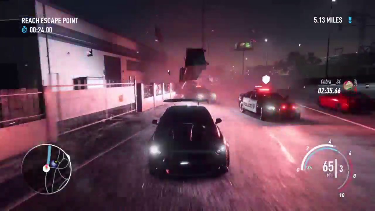 NFS Payback Freeroam Cops Attempt Part 5 // Downtown Night Pursuit ...