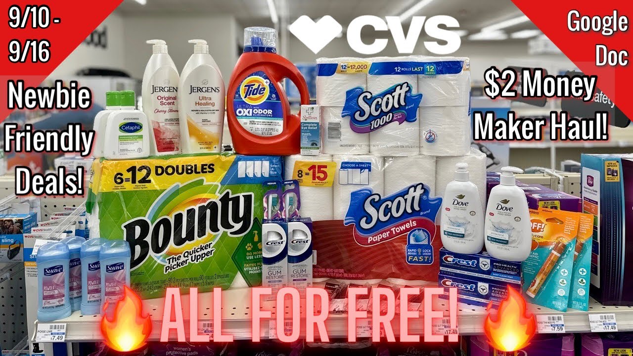 CVS Free & Cheap Coupon Deals & Haul | 9/10 - 9/16| Easy MONEY MAKERS ...