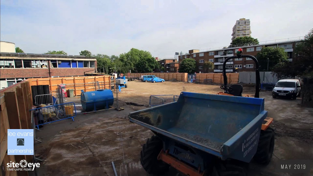 Allen Edwards Primary School Construction Time Lapse Pt 1 - YouTube