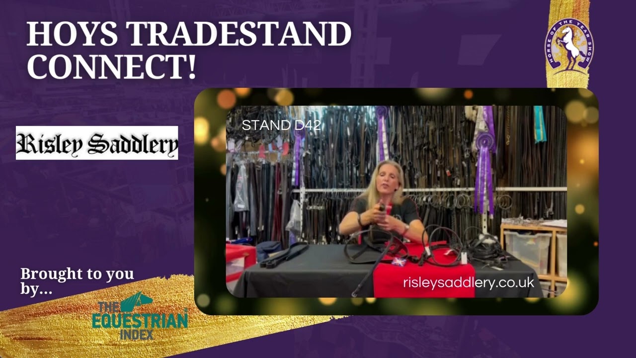 Tradestand Connect HOYS 2022...meet Risley Saddlery! - YouTube
