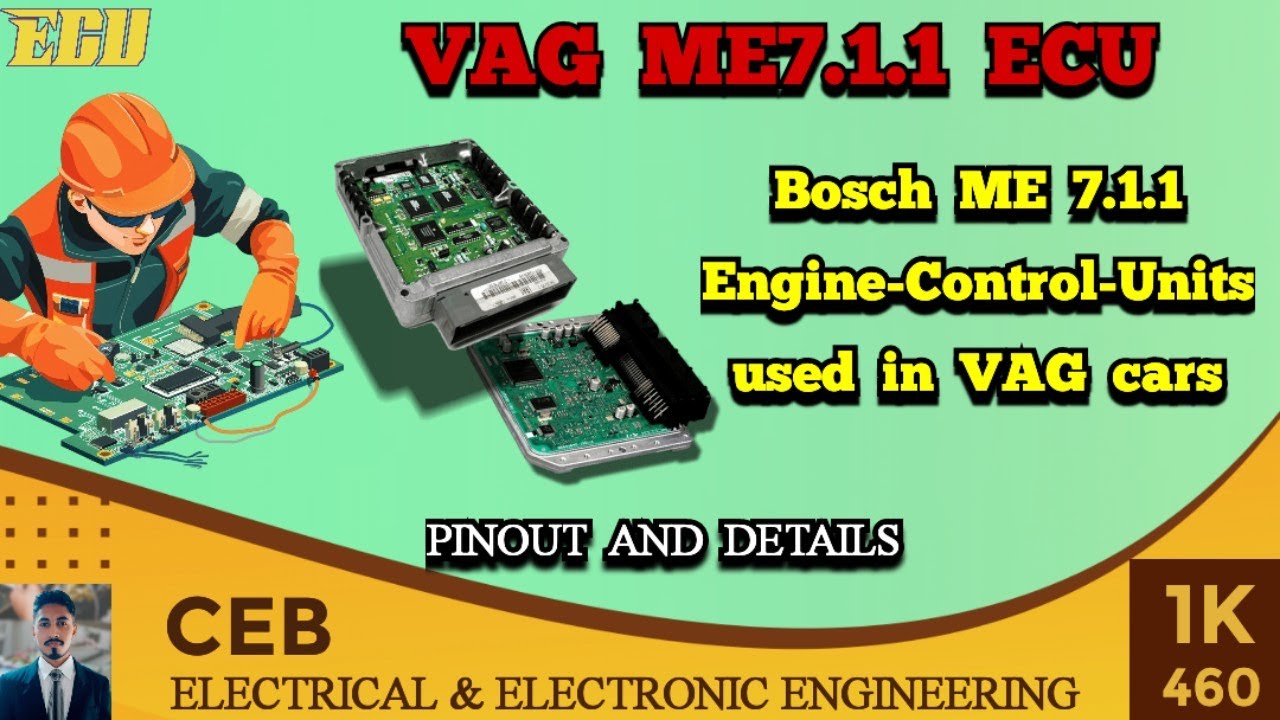 VAG ME7.1.1 ECU - PINOUT | pinout for Bosch ME 7.1.1 Engine Control ...