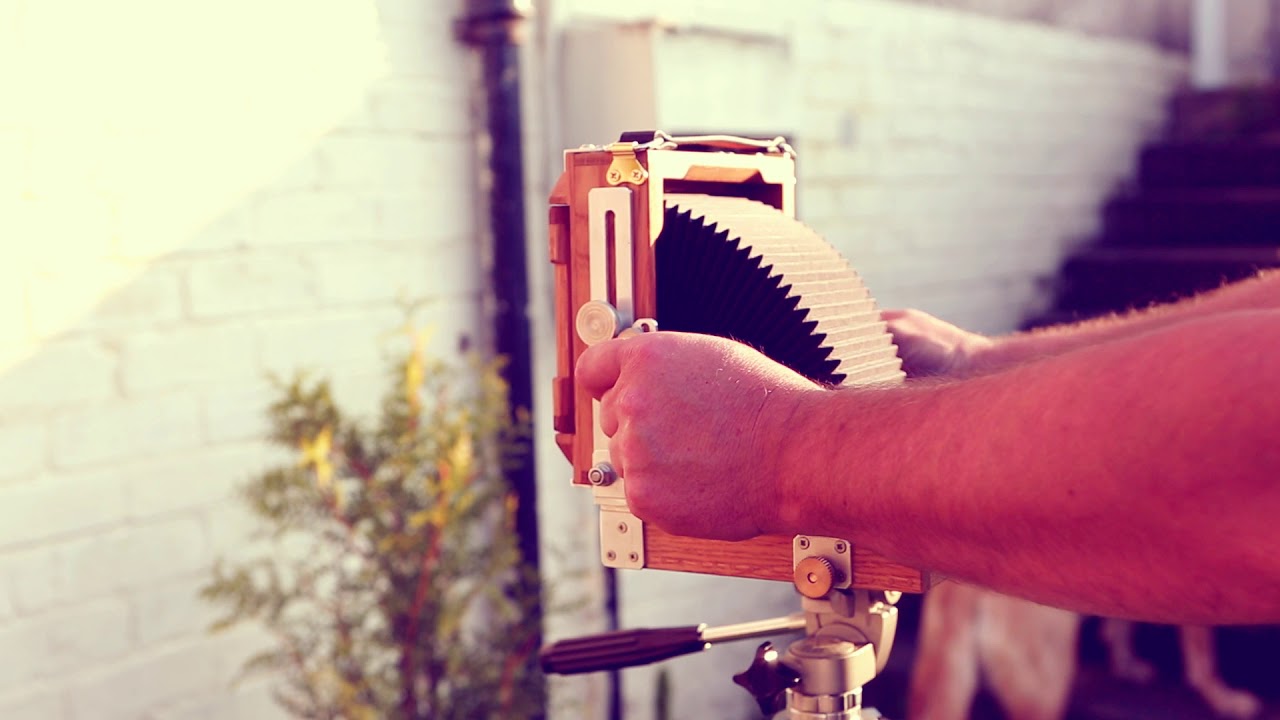 Home made 4x5 large format camera - YouTube