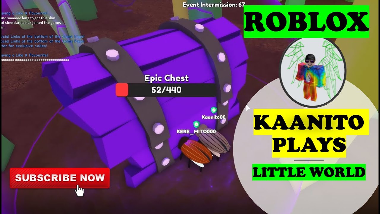 ROBLOX, LITTLE WORLD, LET'S HAVE FUN WITH BUGS - YouTube