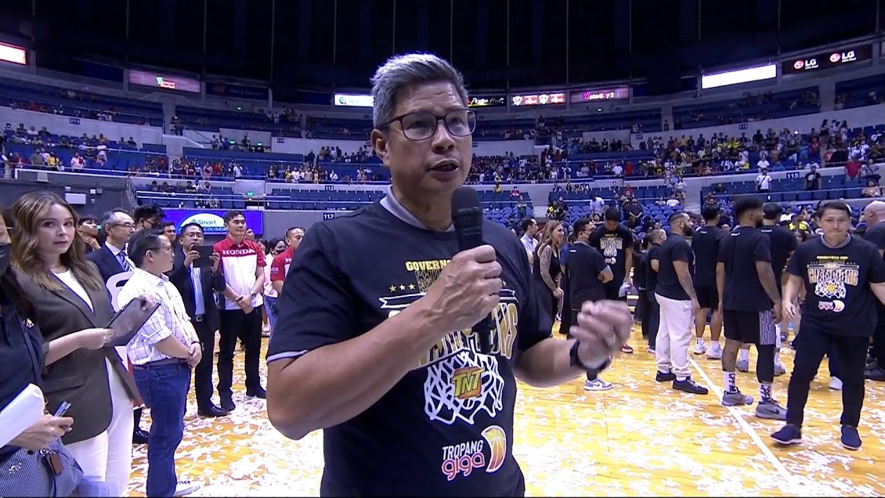 Jojo Lastimosa post-game speech | Honda S47 PBA Governors' Cup - YouTube