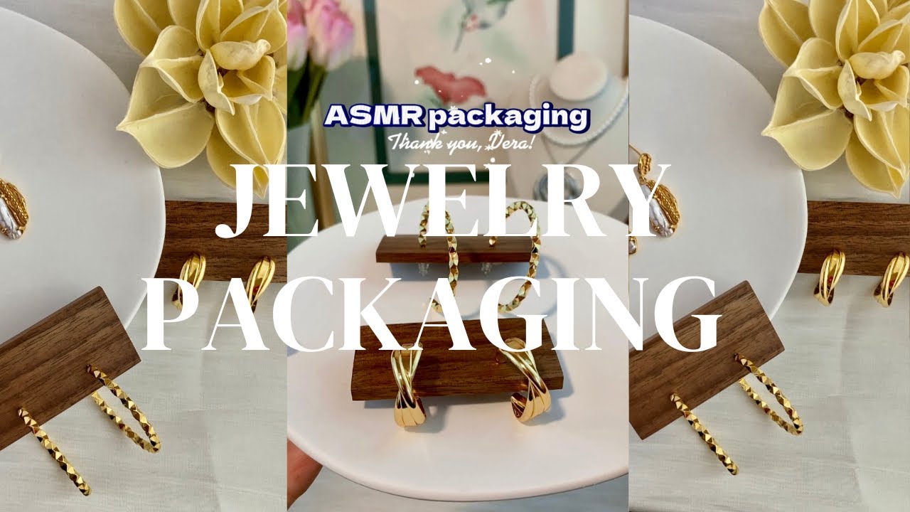 ASMR Jewelry Packaging - YouTube