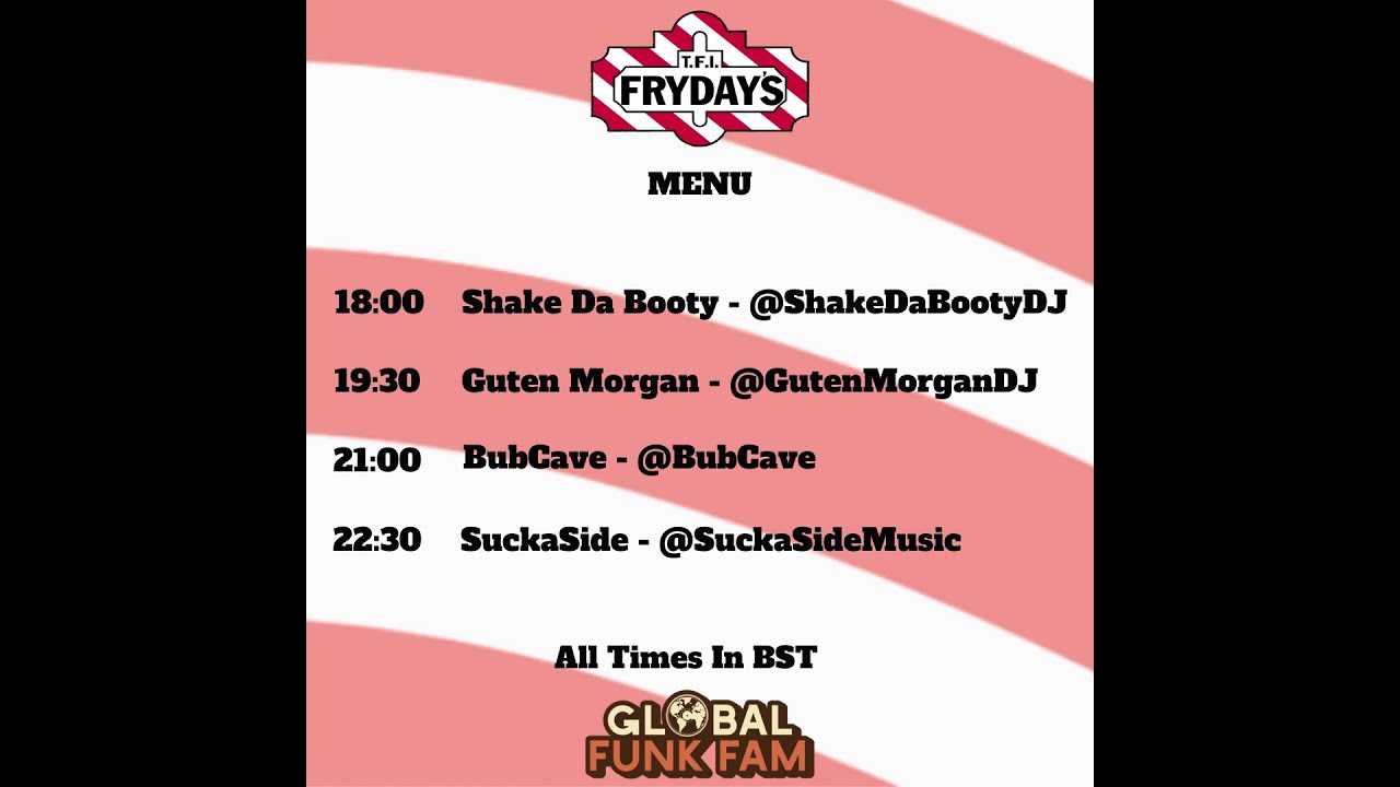 Shake da Booty DJ - FRYDAY raid train - Global Funk Fam - 04/10/24 - YouTube