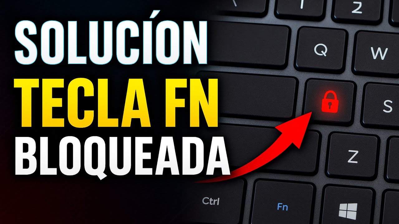 SOLUCION TECLA FN ACTIVADA DE FORMA PERMANENTE [COMO DESACTIVAR TECLA ...