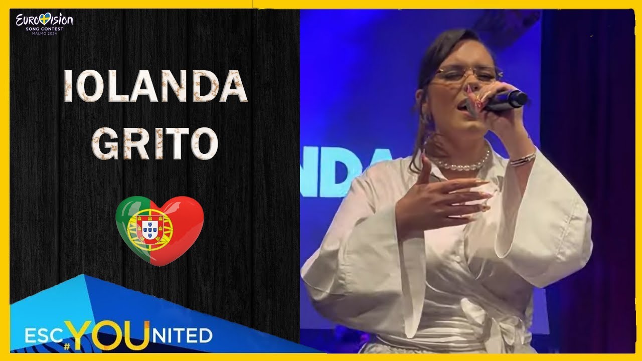 Iolanda Performs "Grito" at Ukrainian Malmo Party | Eurovision 2024 ...
