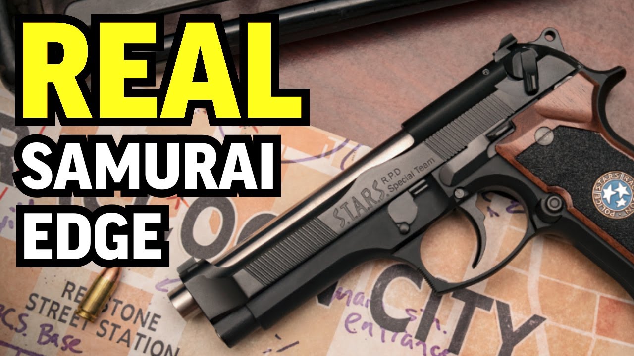 (REAL) Beretta 92F SAMURAI EDGE - Resident Evil Pistol - - YouTube