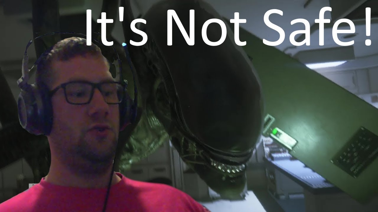 The Closet Is My Safe Space| Alien Isolation Play-through 6 - YouTube