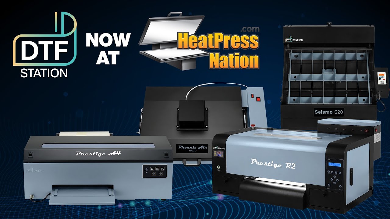 DTF Station Direct-To-Film Printers Now At HeatPressNation - YouTube