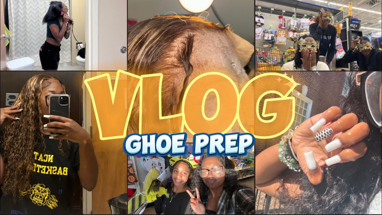 |College Diaries 4.| VLOG: NCAT GHOE PREP 💙💛| costumes, hair, nails ...