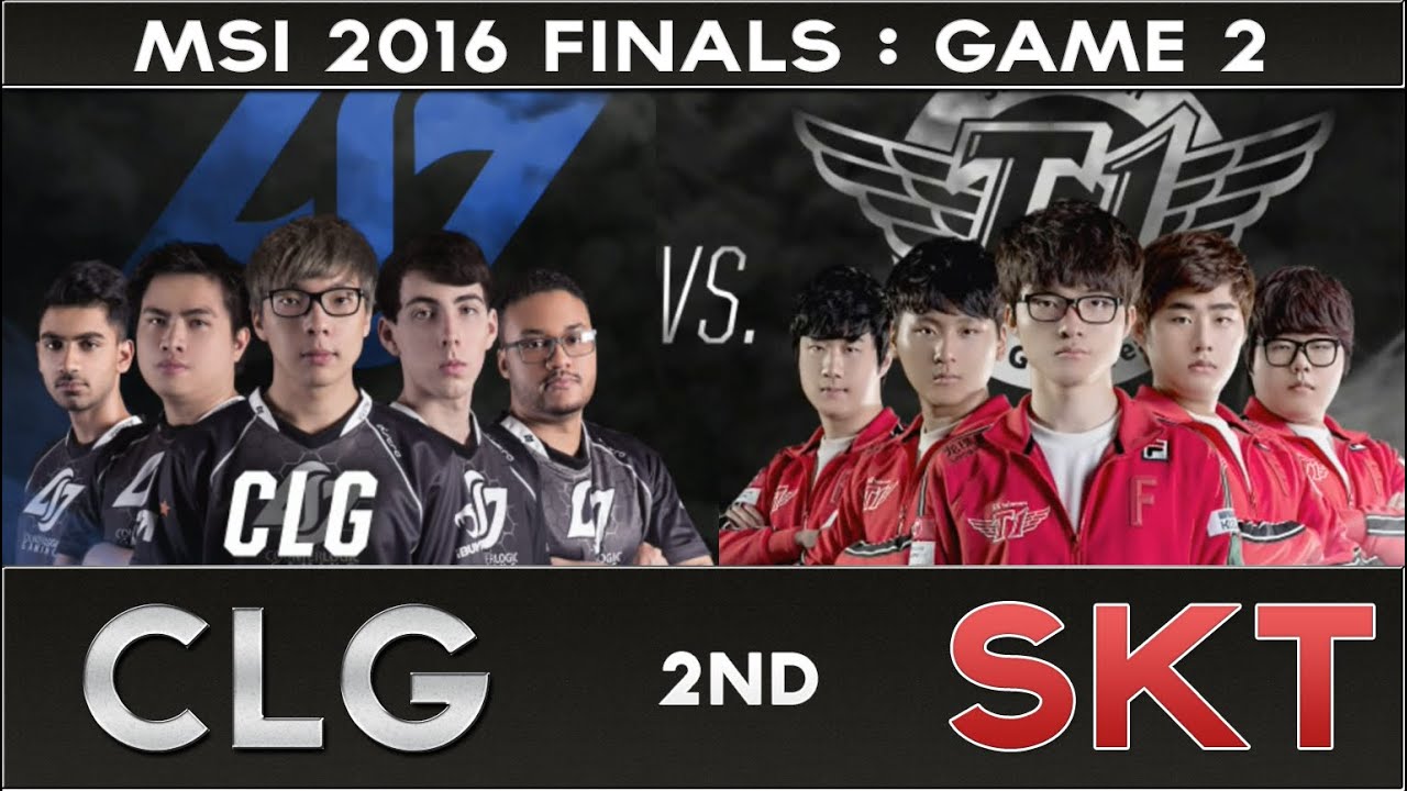 SKT vs CLG - FINAL GAME 2- The 2016 Mid-Season Invitational (MSI) - League of Legend - YouTube