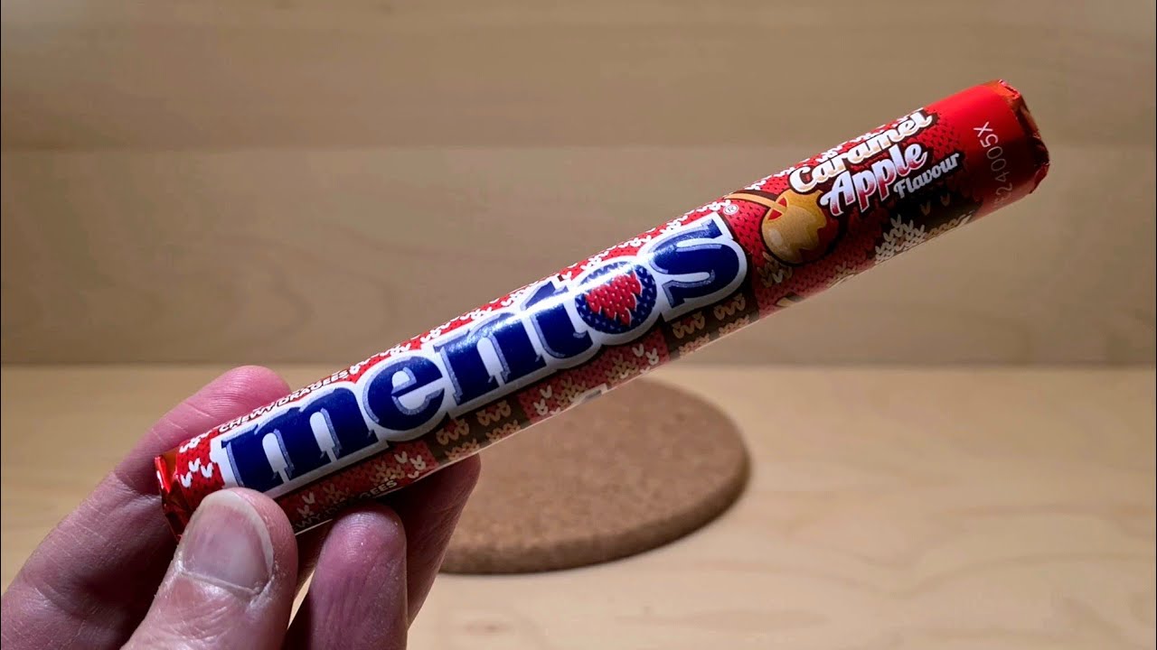 Mentos Caramel Apple Flavour - Random Reviews - YouTube