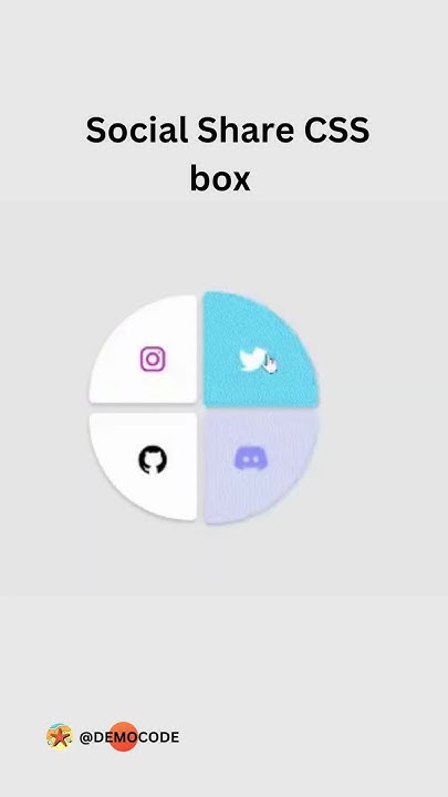 Social Share Css Box Animation Css Threejs Coding Developer Cssanimation Socialmedia