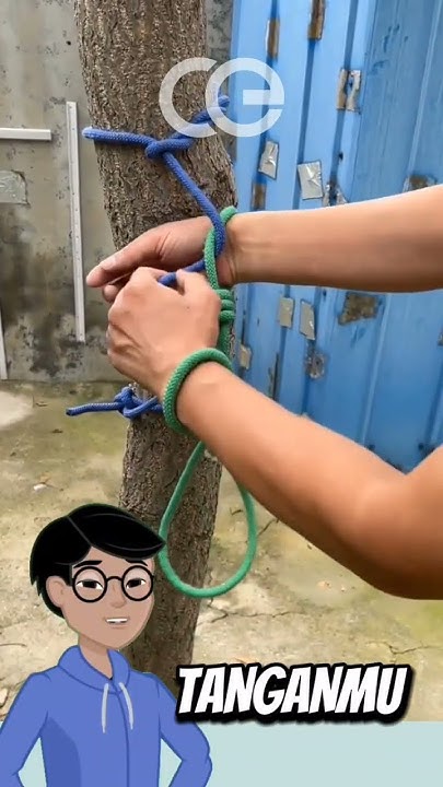 Cara melepas ikatan tali pada tangan #shorts #knot #tutorial - YouTube