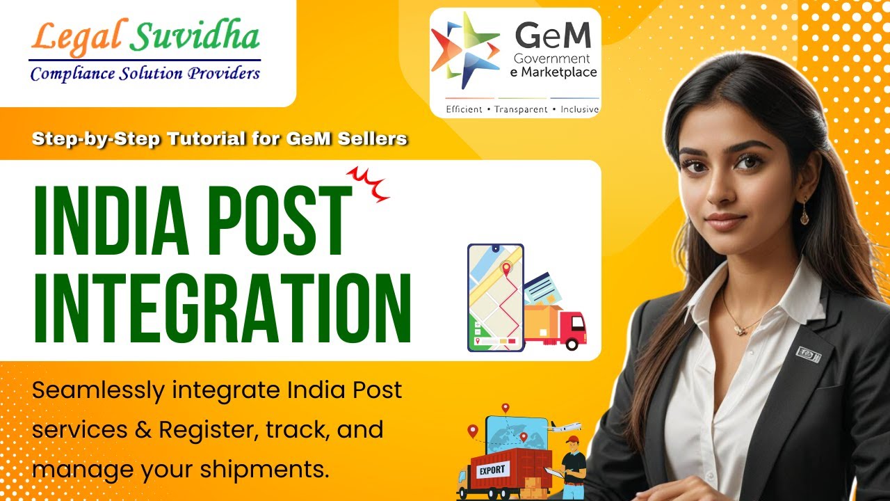 GEM portal : India Post integration - YouTube