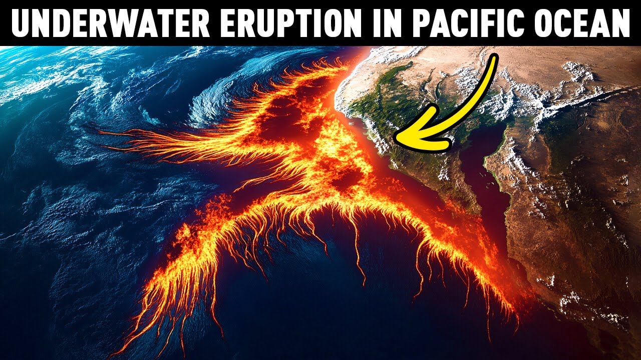 Pacific Ocean's SHOCKING Underwater Eruption Caught on Camera? - YouTube
