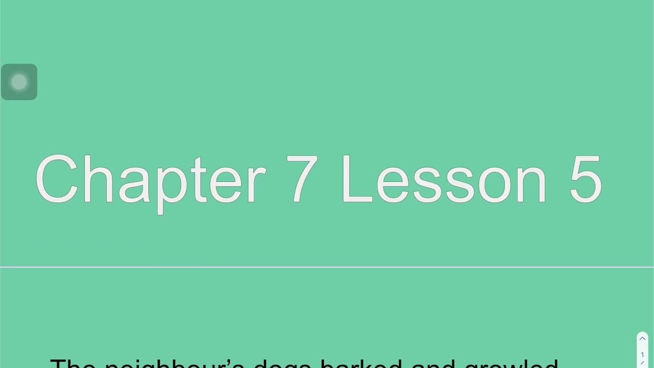 Shurley English Chapter 7 Lesson 5 - YouTube