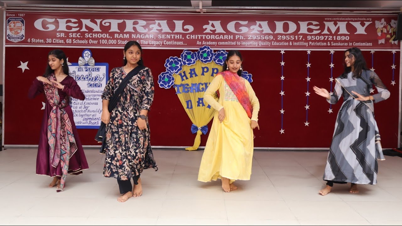 Group Dance on Teachers Day Assembly 2024 4 - YouTube