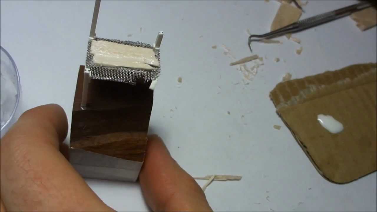 Tutorial: using balsa wood for basing - YouTube