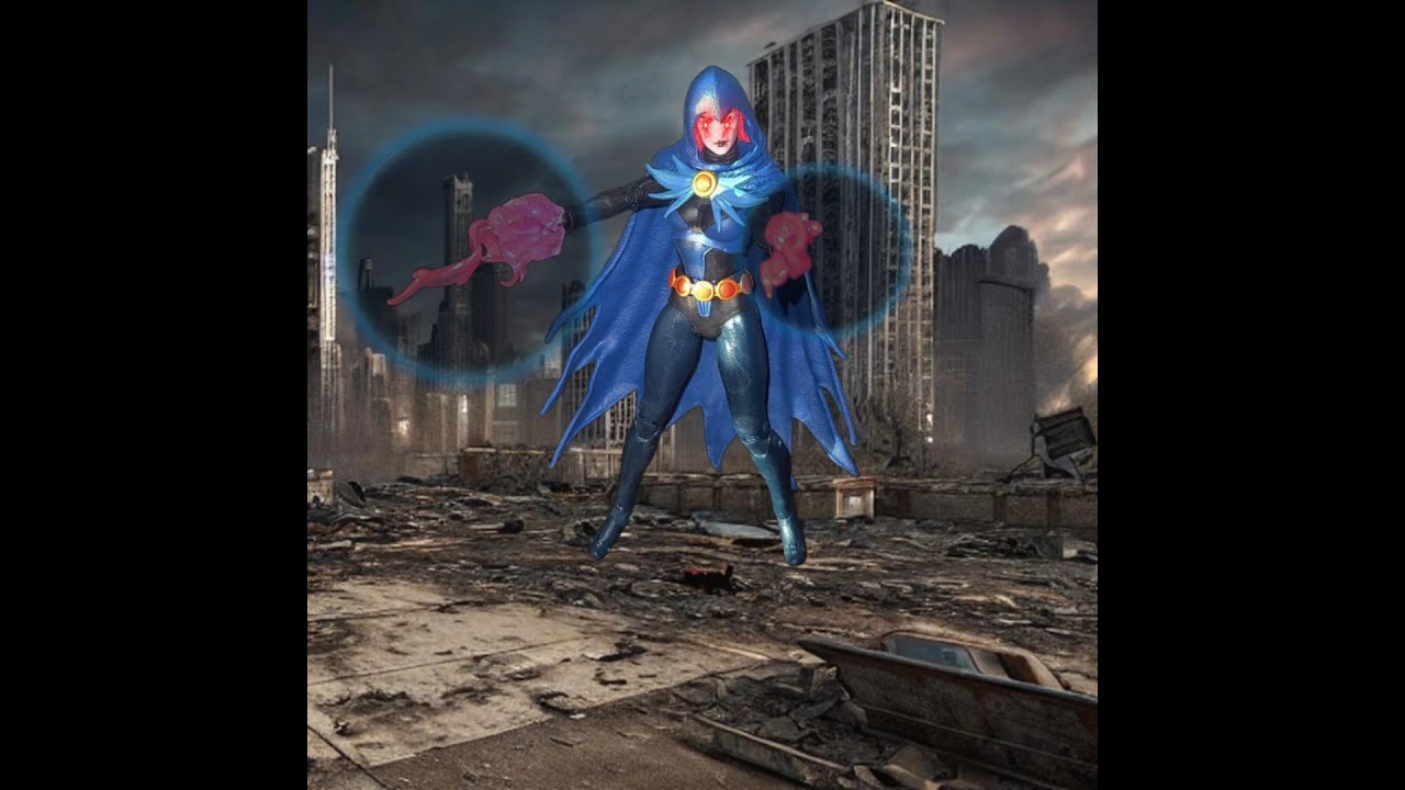 Mcfarlane DC Multiverse Titans Raven - YouTube